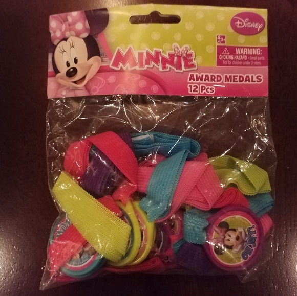 Disney | Accessories | Minnie Mouse Disney Party Award Medals 2 Pk ...
